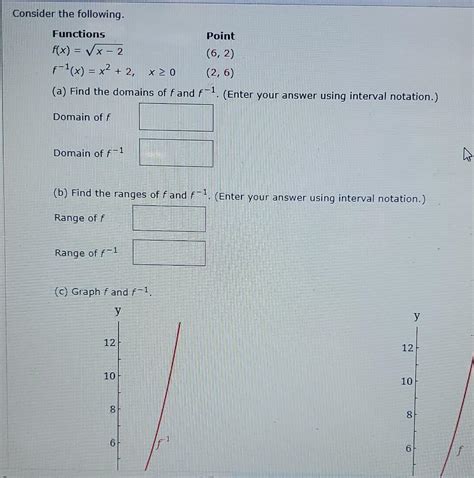 solved consider the following a find the domains of f and