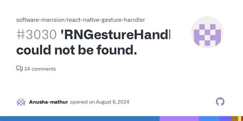 Rngesturehandlermodule Could Not Be Found Issue Software