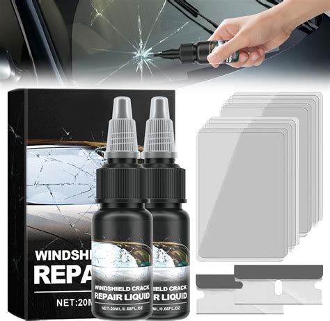 2pcs Car Windshield Crack Repair Kit Cracks Gone Glass Repair Kit Car