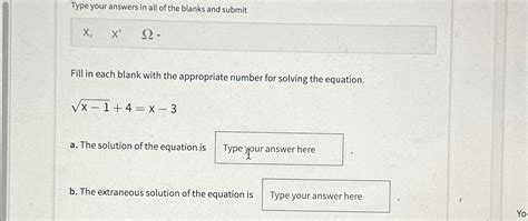 Solved Type Your Answers In All Of The Blanks And SubmitFill Chegg