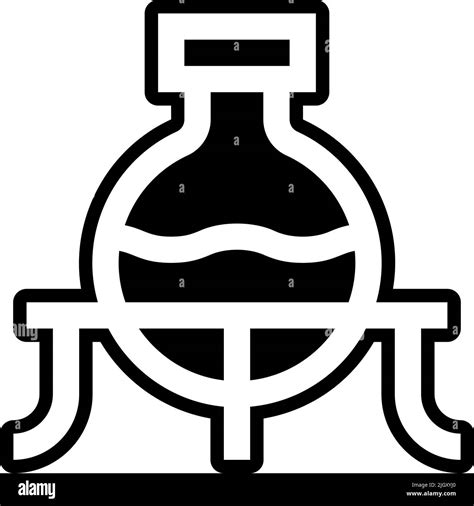 Laboratory Flask Icon Stock Vector Image Art Alamy