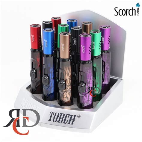 Scorch Torch Pencil Torch Hold Button Asst Colors 12ct