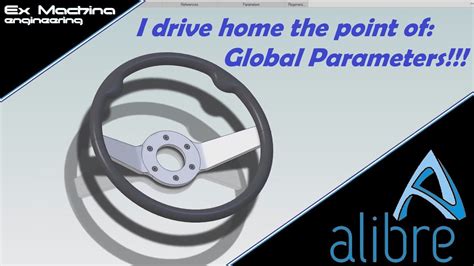 discover the hidden power of alibre s global parameters today youtube