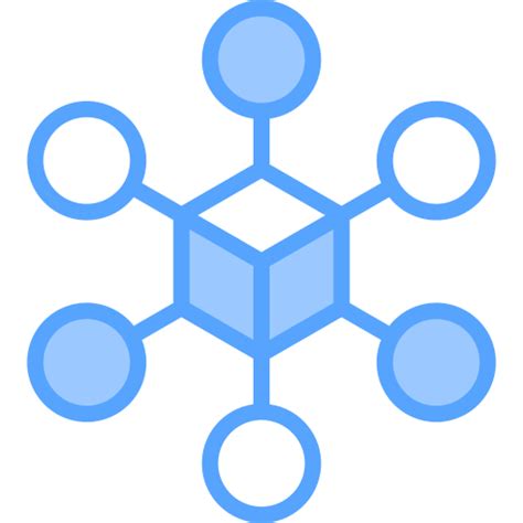 Network Generic Blue Icon