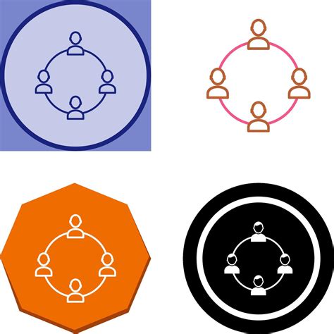 Unique Network Group Icon Design 45431189 Vector Art At Vecteezy