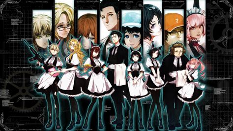 Anime Steinsgate Shiina Mayuri Makise Kurisu Amane Suzuha Kiryuu Moeka Urushibara