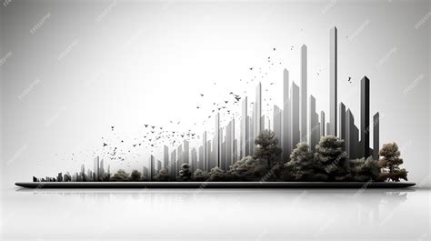 Premium Photo Decreasing Value Graph Over Time