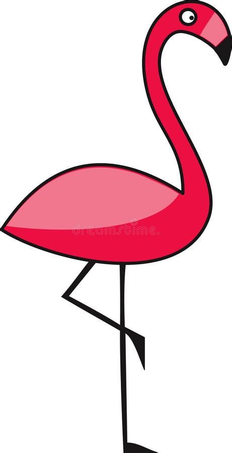 Vector Illustration Of A Nice Pink Flamingo Stock Vector Illustration