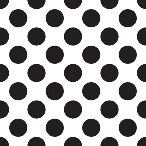 Seamless Patterns With White And Black Peas Polka Dot 344778 Vector