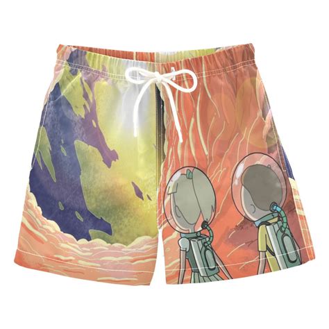 Rick And Morty New Travel Swimsuit Alien Shopping