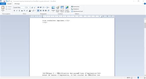 Comment Ajouter Une Page Sur WordPad