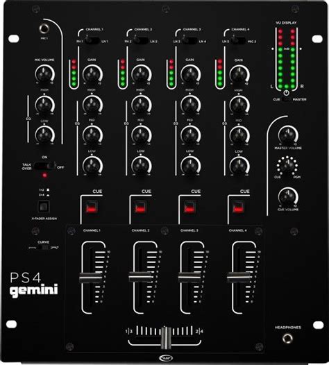 Купить DJ-Микшер GEMINI PS4 в Москве и с доставкой по России