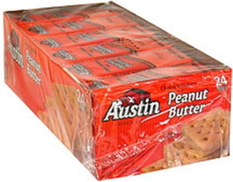 Austin Cheese Crackers With Peanut Butter 24 Ea Nutrition
