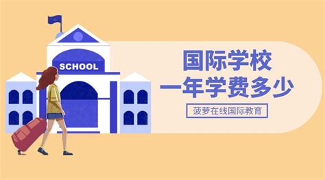 国际学校学费一年多少钱 菠萝在线