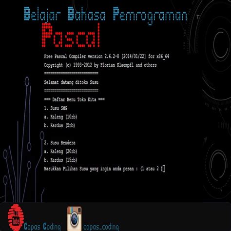 Algoritma Program Kasir Poncopax