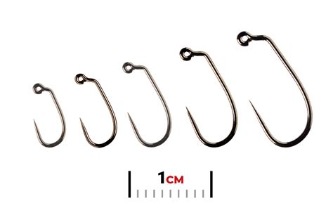 Jig Force Straight Point Black Nickel Barbless Fly Tying Hooks