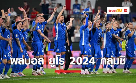 สรุปผลบอล ยูโร 2024 กลุ่มซี เมื่อคืนวันอังคารที่ 25 มิ ย 2567