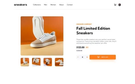 Frontend Mentor E Commerce Product Page Using Html Css And Vanilla Javascript Coding