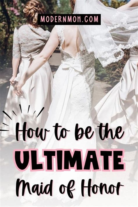 Maid Of Honor Duties A Checklist Of Roles And Responsibilities Maid Of Honor Maid Of Honor