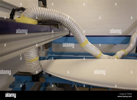 Surfboard In A Workshop Stock Photo Alamy