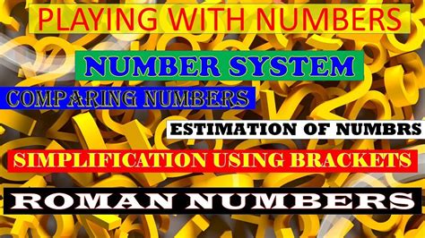 Class 06 Subject Maths Chapter 12 Playing With Numbers Cbse Icse