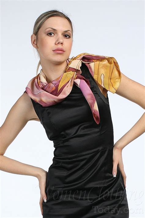 Silk Scarf The Lily