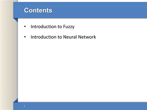 An Introduction To Fuzzy Logic And Neural Networks Ppt