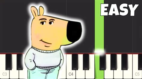 Just A Chill Guy Easy Piano Tutorial Hinoki Wood Youtube