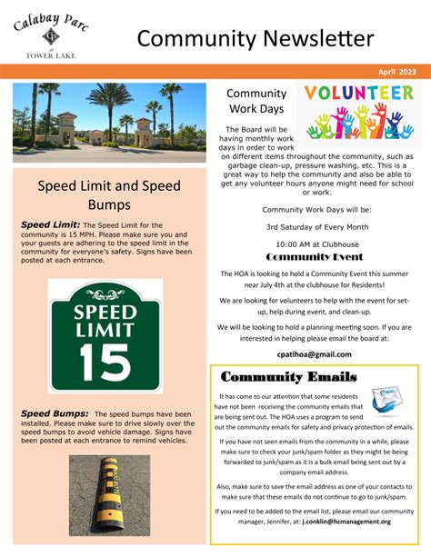 Community Newsletter