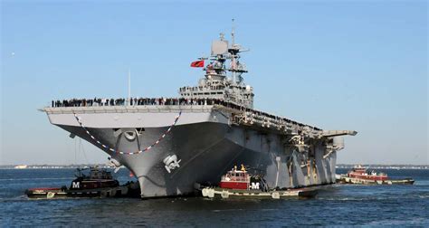 The Amphibious Assault Ship Uss Bataan Lhd 5 Pulls Nara And Dvids