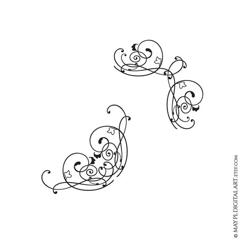 Simple Corner Border Clipart