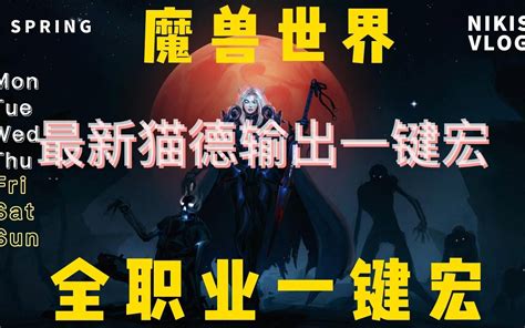 魔兽世界wlk亚服最新猫德输出循环教学 一键宏ahk 实现全自动输出 完美单体 Wcl冲榜专用~ 魔兽世界 小佑 魔兽世界 小佑 哔哩哔哩视频