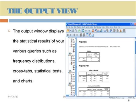 Introduction To Spss 18 Ppt Operating Systems Computer Software And Applications