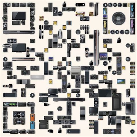 QR Codes Made With Everyday Objects Could Be A Big Hit With Consumers QR Code Press QR Code