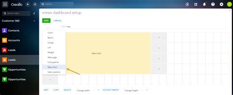 Map Widget For Creatio Not Showing As A Chart Type Community Creatio