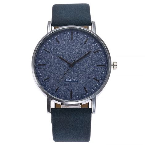 Luxury Leather 7 Colors Grind Clock Dial Clock Wristwatch In 2024