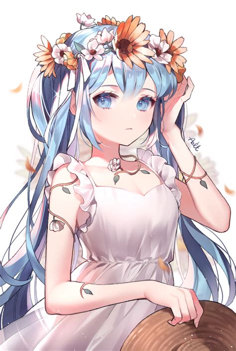 Hatsune Miku Hair Down