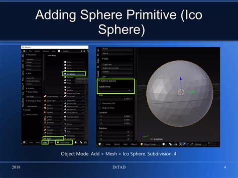 DrTAD Blender Software Example A Modeling Based On Spherical Primitives D Golf Ball