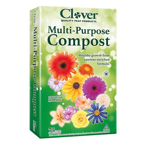 Clover Multi Purpose Compost 60litre Buy 3 For £17 Green Pastures