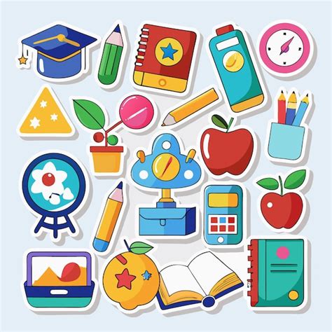 Stickers Education Vectors And Illustrations For Free Download Freepik