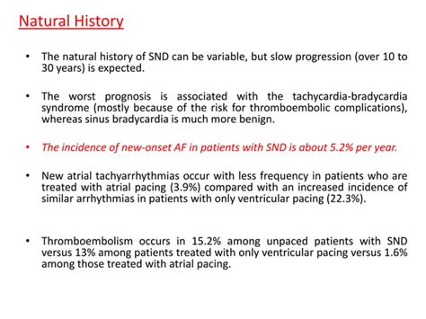 Sinus Node Dysfunction Ppt