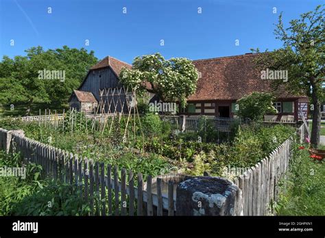 Farm Garden Franconian Open Air Museum Bad Windsheim Middle