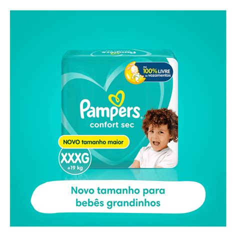 Fralda Pampers Confort Sec Xxxg 24 Unidades Drogaria Sao Paulo