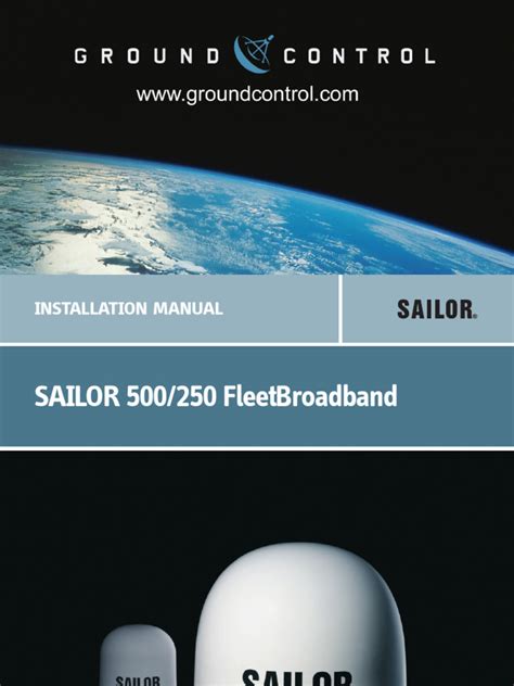 Sailor 250 500 Fleetbroadband Install Manual Pdf Radar Antenna