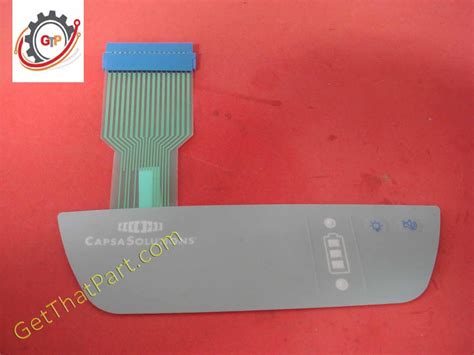 Capsa Healthcare Lx15 Workstation Cart Touch Control Keypad Panel Assy