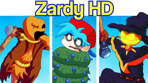 Friday Night Funkin Vs Zardy Hd Full Week 1and2 Foolhardy Bushwhack