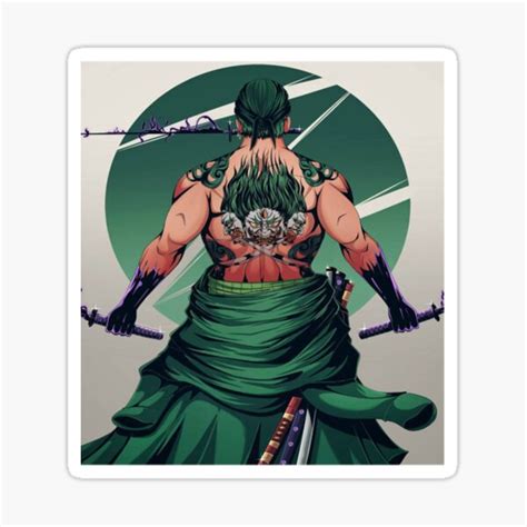 One Piece Roronoa Zoro Essential T Shirt Sticker For Sale By
