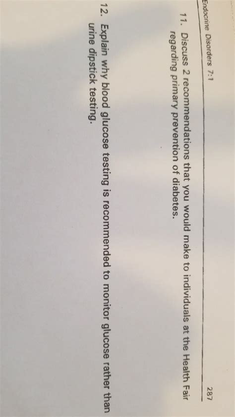 Solved CHAPTER ENDOCRINE DISORDERS Case Study Name Chegg