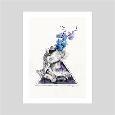 Aquarius An Art Print By Doriana Popa Canvas Prints Gallery Wrap