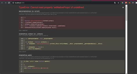 Cannot Read Property SetNativeProps Of Undefined Issue Animatedjs Animated GitHub